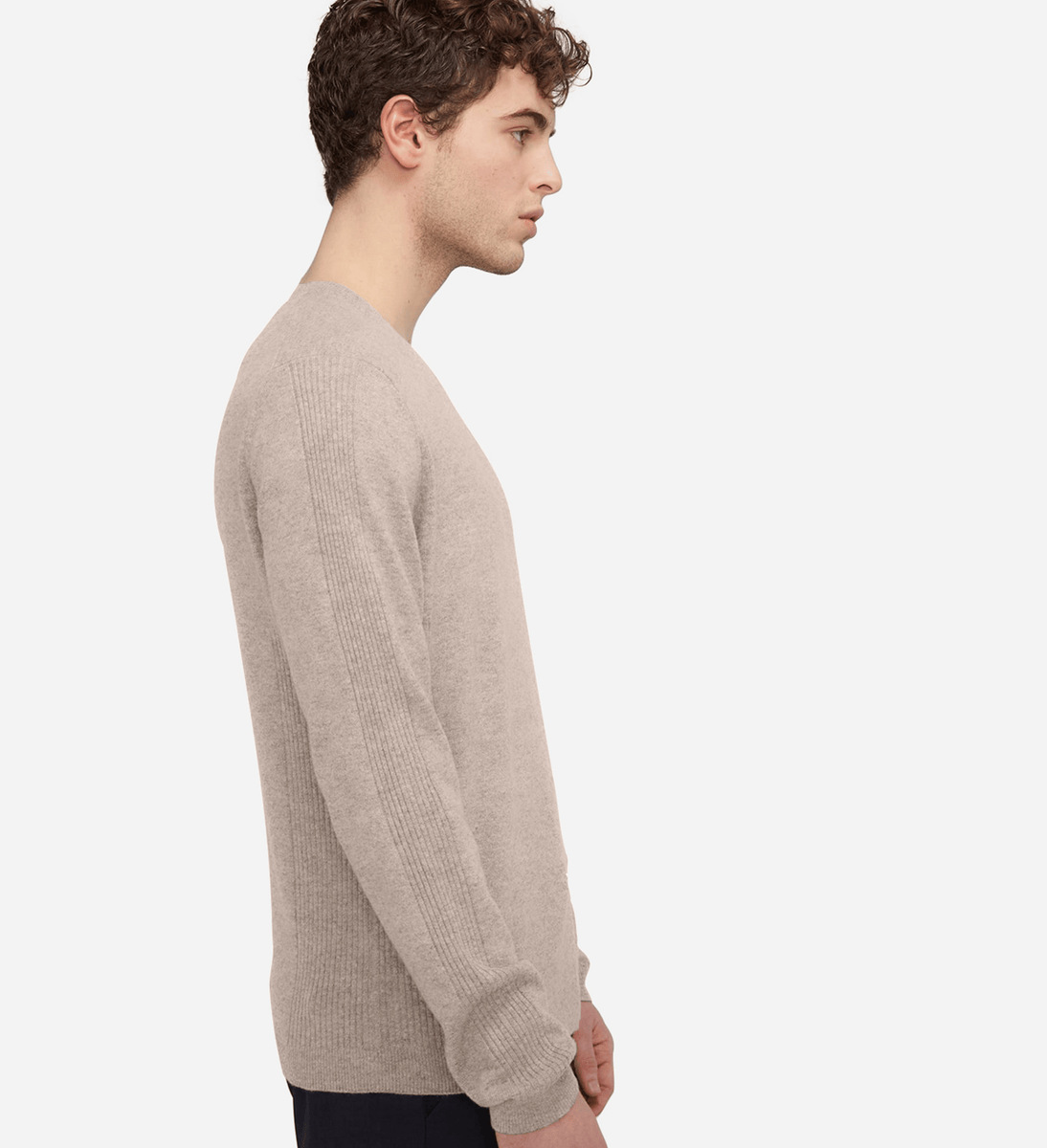 The Textured Cashmere Crewneck Sweater – State Cashmere
